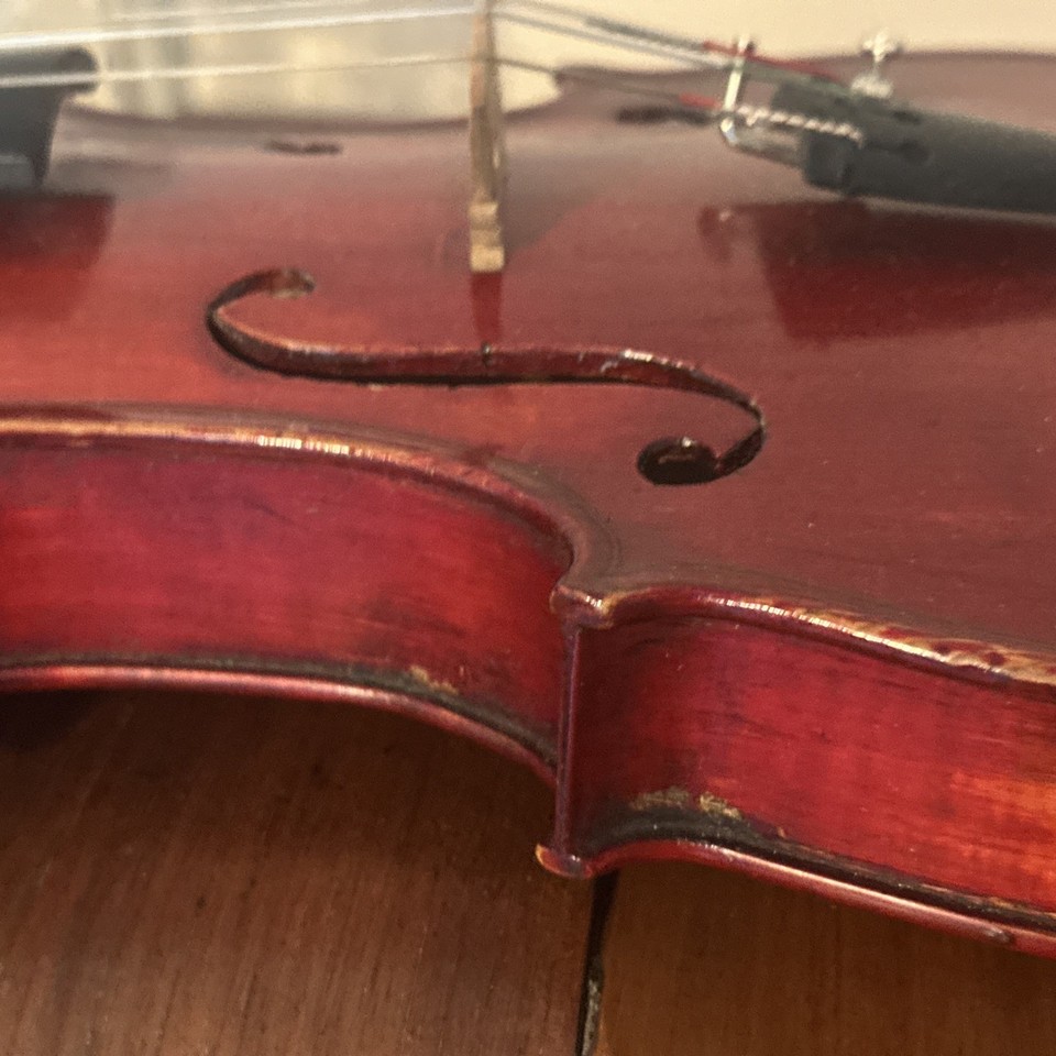 Old Vintage Antique Violin Strad Label Full Size No Issues | eBay