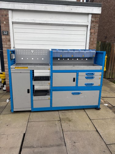 Bri-stor van racking in blue and grey | eBay UK