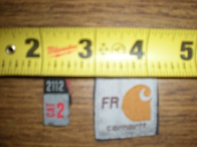 Carhartt FR Logo Tags and Cat 2 2112 Tags - Stitch on Logo Patches 2 ...