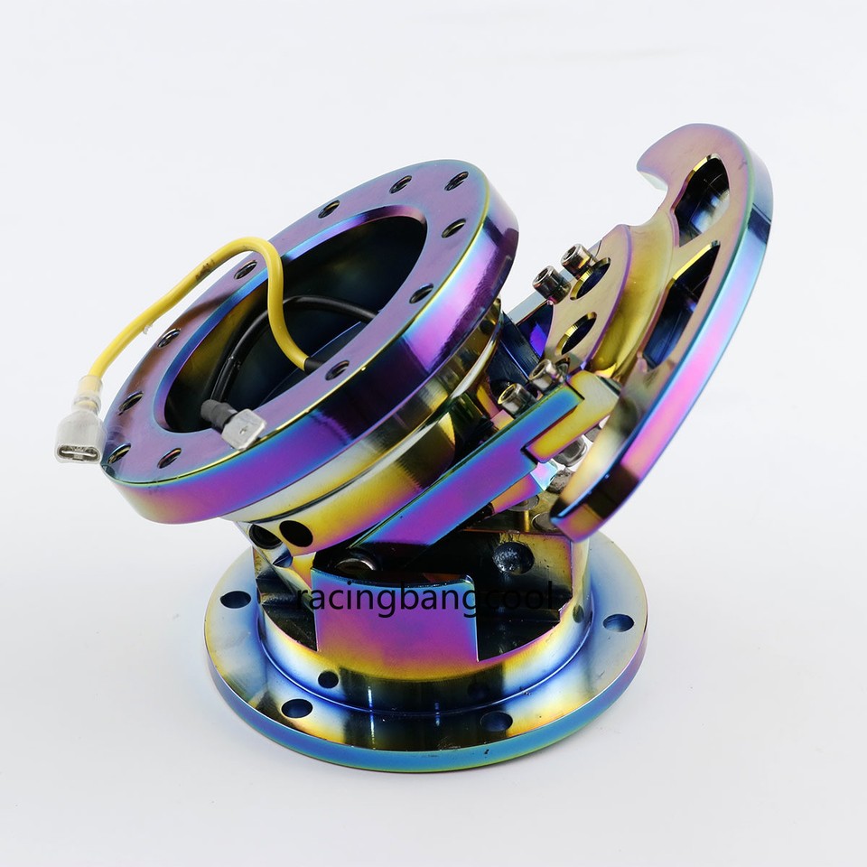 WORKS Steering Wheel Colourful Quick Release Hub Adapter Body Removable ...