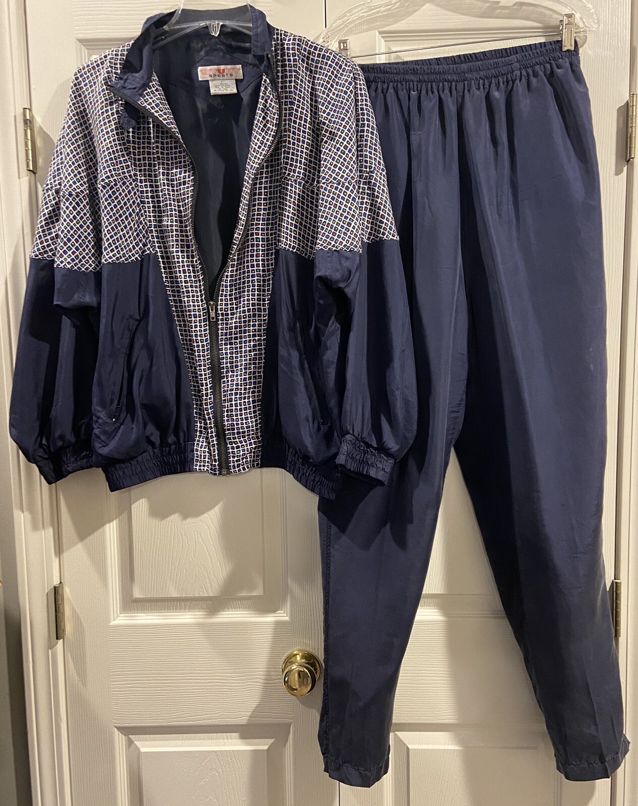 Vintage Stunt Sports Silk Track Suit Jacket & Pants S… - Gem