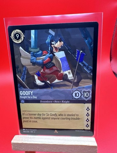 Goofy Knight for a Day 180/204 Non Foil Rare Disney Lorcana Floodborn ...