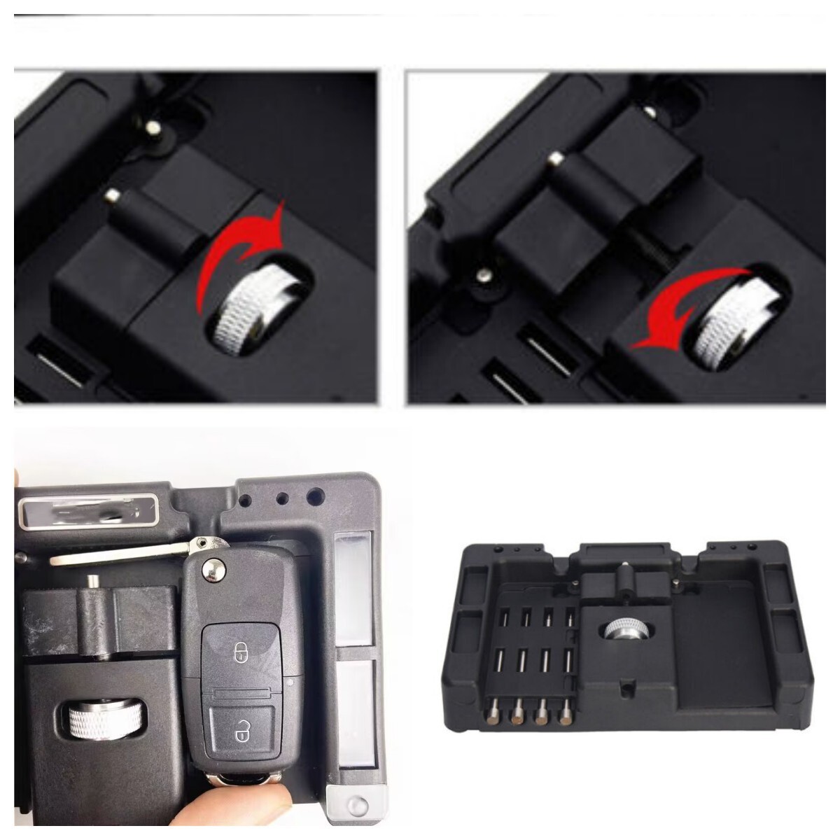 Car Door Repair Flip Key Vice Fixing Pin Remove Tool With 5 Pins New ...