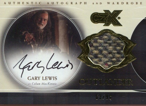 Outlander CZX Autograph Costume Card GLW Gary Lewis as Colum MacKenzie ...