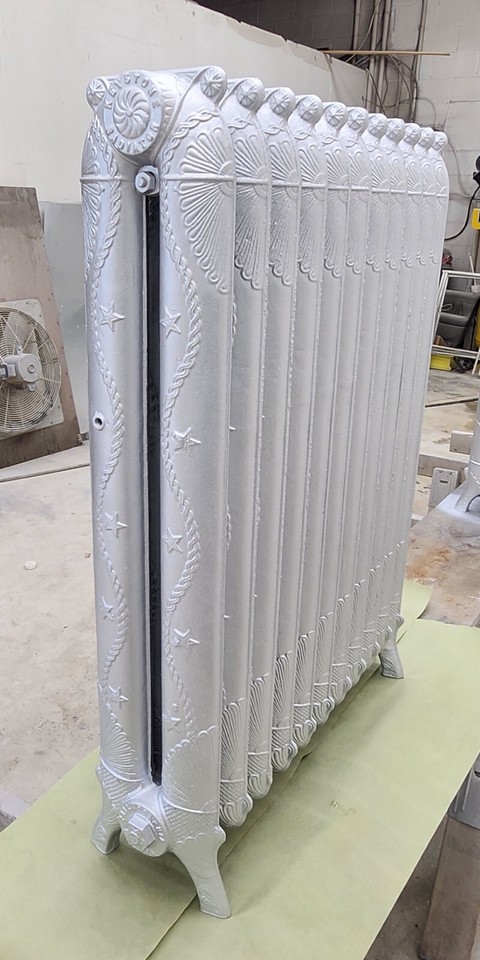 Victorian Radiator Cast Iron hot water steam antique heating star rope ...