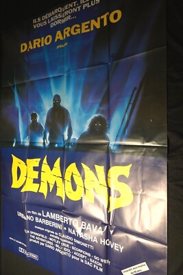 dario argento DEMONS lamberto bava ! affiche cinema epouvante 1985 | eBay