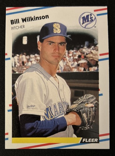 1988 Fleer Bill Wilkinson Baseball Card #390 Mariners Pitcher NM O/C | eBay