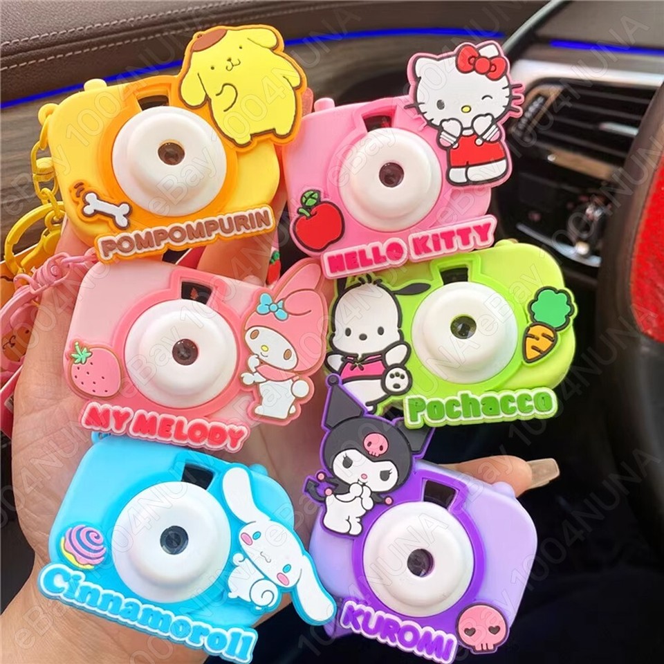 Sanrio Camera Keychain Keyring Cute Kawaii Character Mini Beam ...