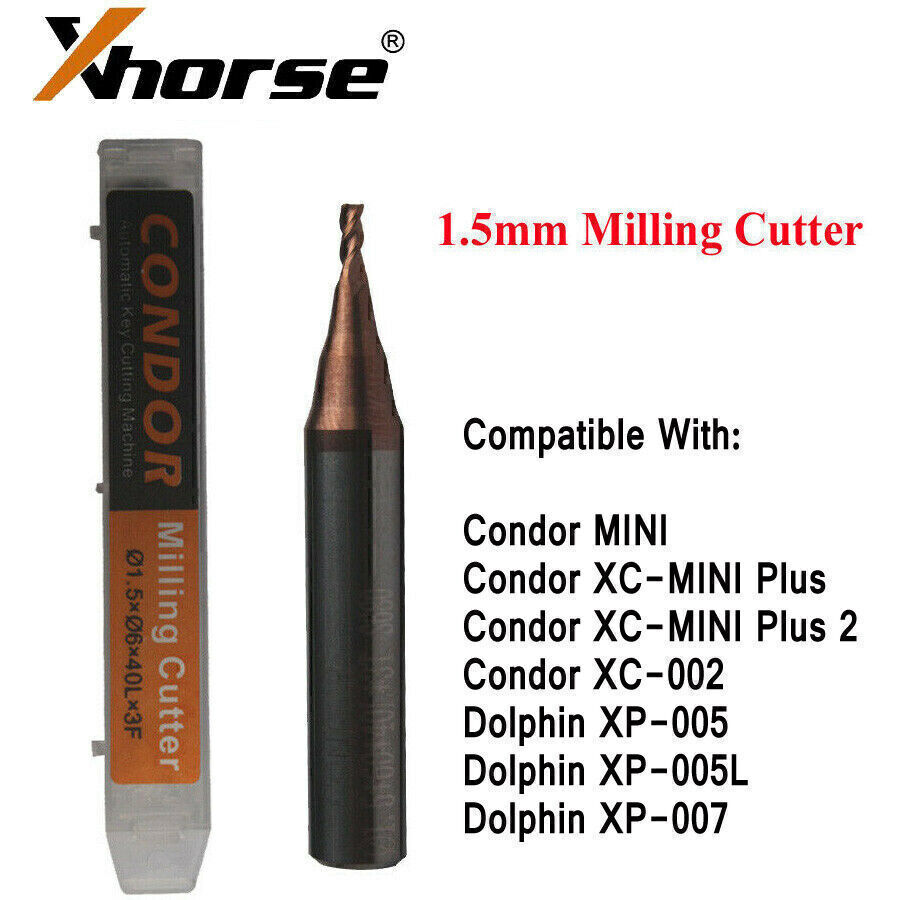 1.5mm Milling Cutter For Condor XC-Mini Plus/Plus II/XC-002 Dolphin ...