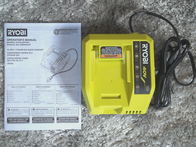 NEW Genuine RYOBI OP408 40V 40Volt Rapid Fast Quick Battery Charger | eBay