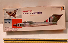 Vintage 1967 Gloster F.a.w. 1 Javelin by HAWK Plastic Model Kit 1/72 ...