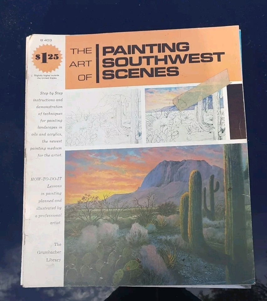 Lot Of 9 Vintage Art Instruction Books Grumbacher Library | eBay