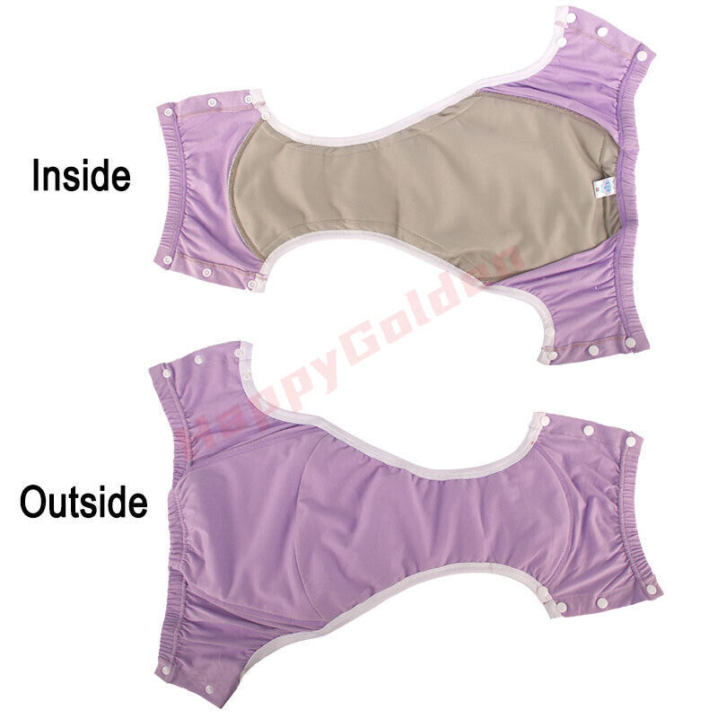 3-Pack Adult Cloth Diapers Reusable Washable Incontinence Underwear ...