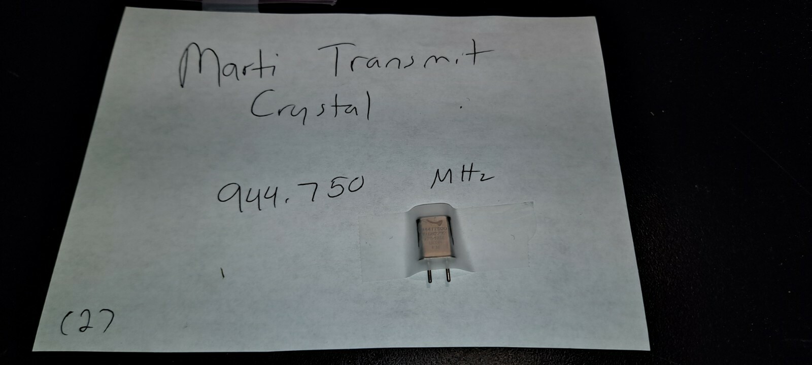 Marti Transmitter Crystal UHF Broadcast RPU STL Frequencies RF 944.750 ...