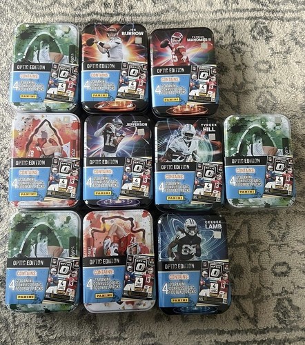 10 New & Sealed 2023 Panini Donruss Optic Football Tins | eBay