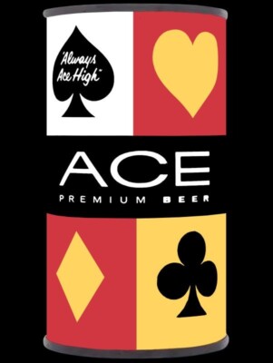 Ace Premium Beer of Sioux City, Iowa DIECUT NEW Metal Sign 18" Tall USA ...