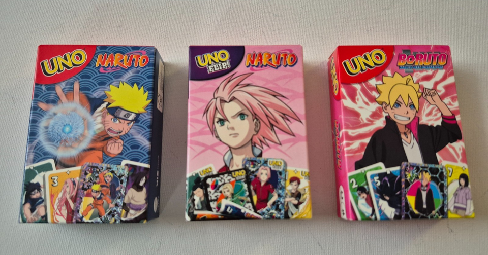 2026 Mcdonald's Naruto X Uno Cards, Naruto X Flip, Boruto Uno Game ...