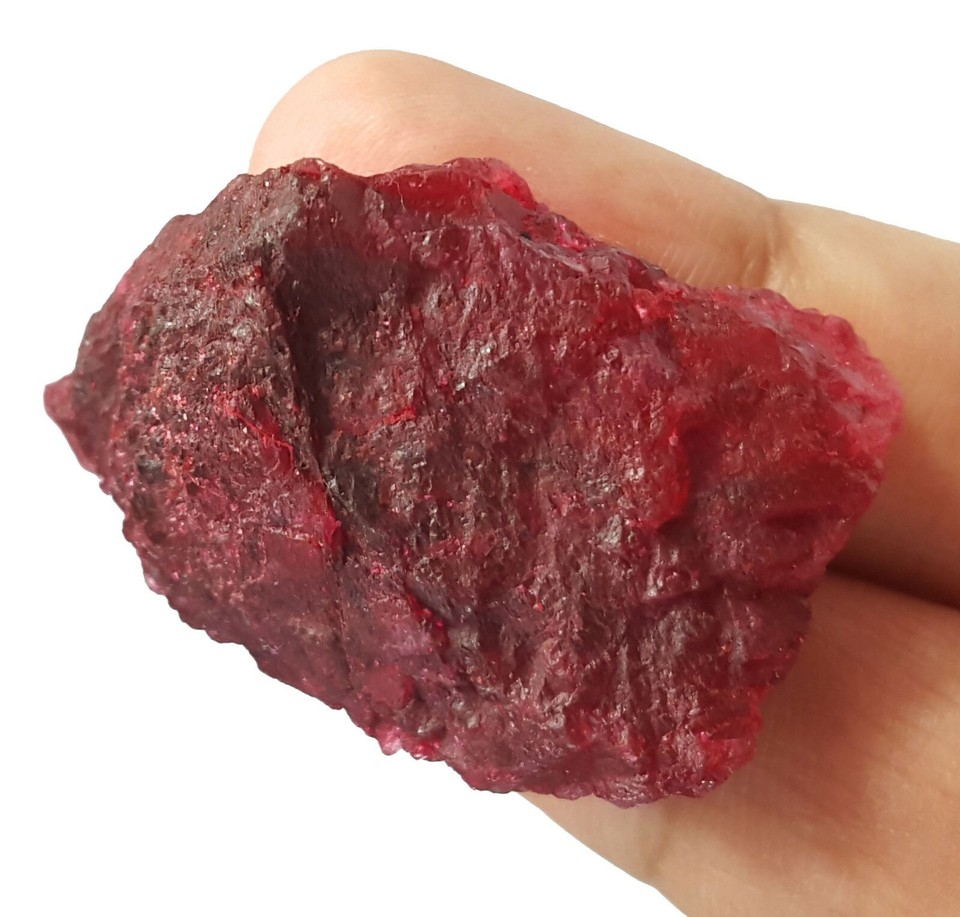 Natural Red Beryl Bixbite Rough 71.52 Ct Loose Gemstone Certified Rough ...