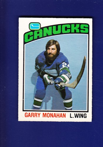 Garry Monahan 1976-77 O-PEE-CHEE OPC Hockey #295 (EX) Vancouver Canucks ...