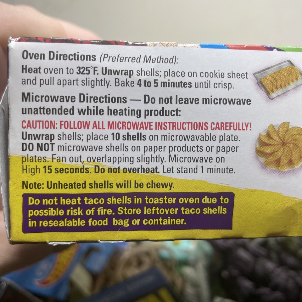 NEW OLD EL PASO CINNAMON TOAST CRUNCH 10 DESSERT TACO SHELLS 5.4OZ BOX ...