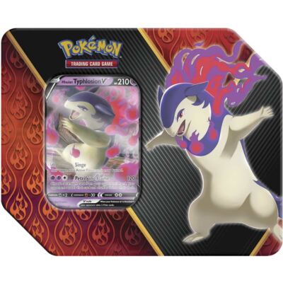 Pokemon TCG: Divergent Powers Tin - Hisuian Typhlosion V - 5 Packs NEW ...