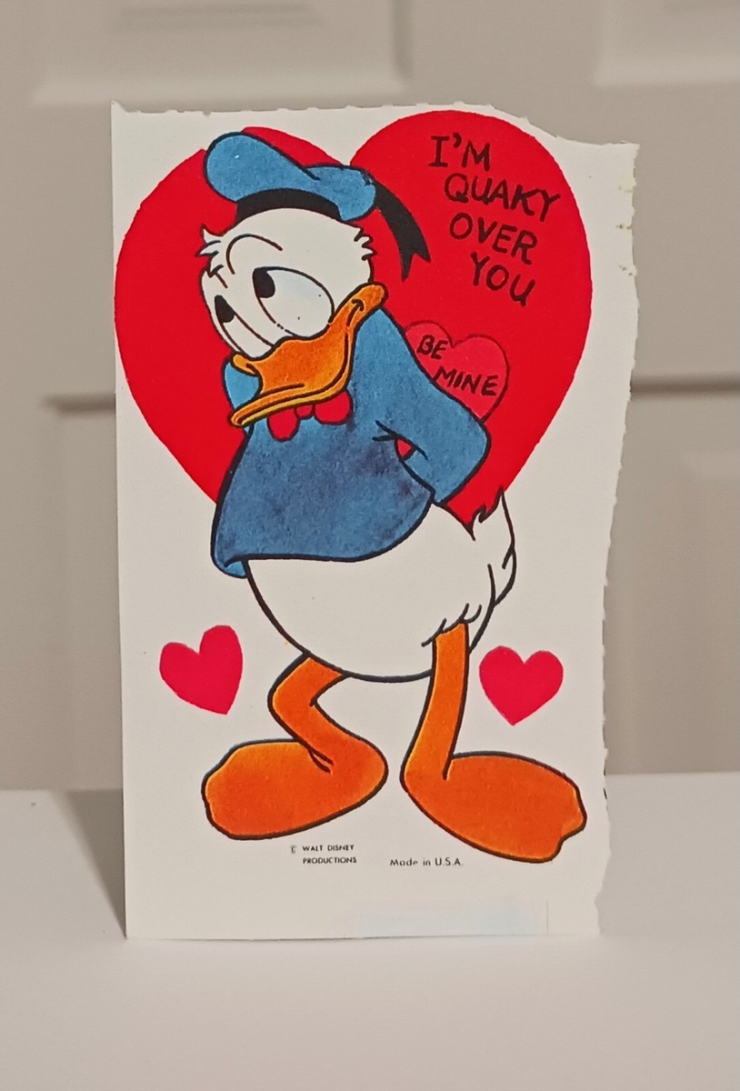Donald Duck Valentines Day Womens Disney Donald And Daisy Duck