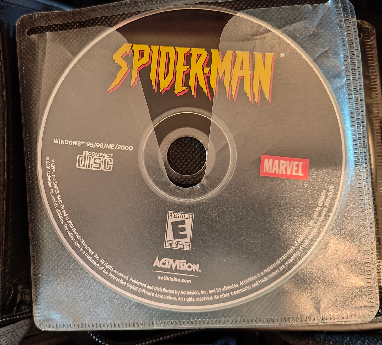 Spider-Man CD-Rom Game Activision Marvel Windows 95/98/Me/2000 Vintage ...