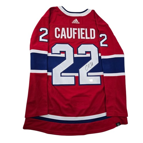 Cole Caufield Montreal Canadiens Autographed Red Adidas Authentic ...