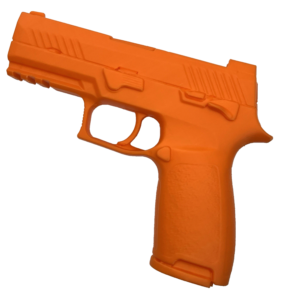 Orange Sig Sauer p320 Compatible Training Gun 1:1 Size Prop Realistic ...