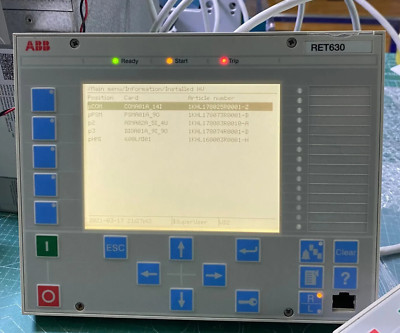 ABB RET630 1KHL160003R0001H, REF630 Control Panel as photo,sn:3733 ...