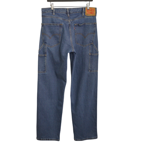 Men Levi Strauss & Co Workwear Fit Jeans Stretch Cotton Size W33 L34 ...