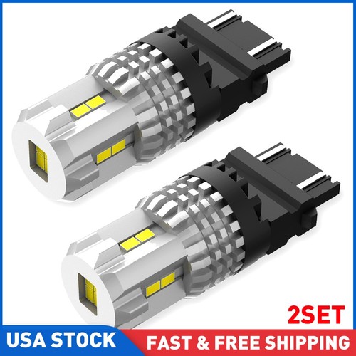 4Pcs White 3157 3457 3057 Signal 33SMD Backup Reverse Tail Turn LED ...