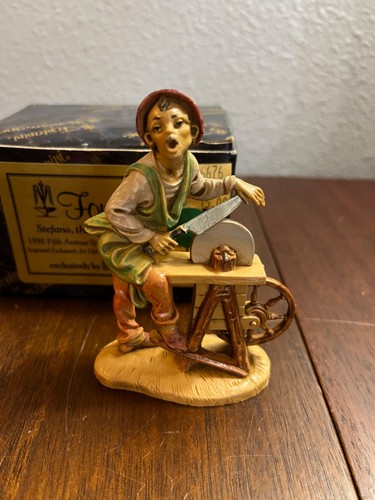 Fontanini Heirloom Nativity for 5" Stefano the Knife Sharpener ...