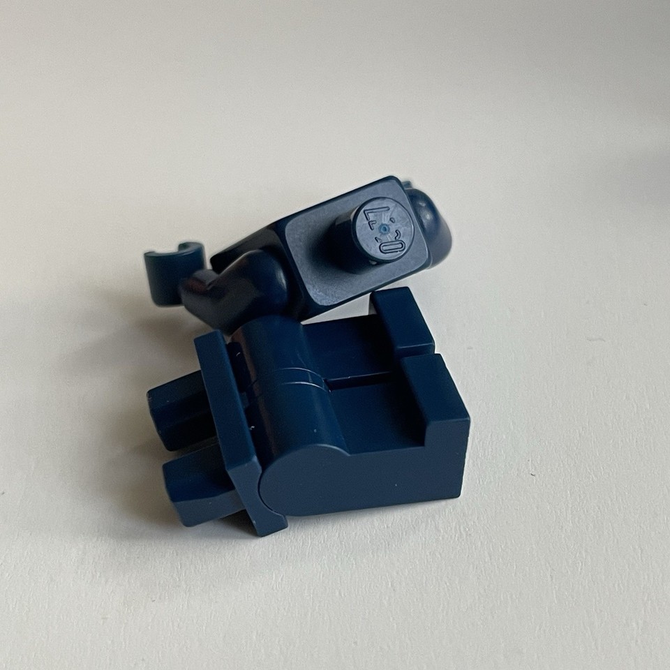 Lego Dark Blue Classic Spaceman - No Helmet or Air Tanks - New / Free ...