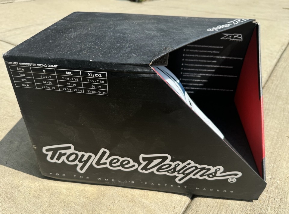Troy Lee Designs Mountain Bike A2 MIPS Marine Helmet SM New Open Box ...