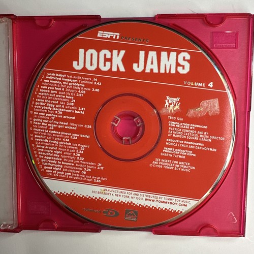 ESPN / Jock Jams Vol 4 Music CD Disc Only Rap Hype Football Sports ...