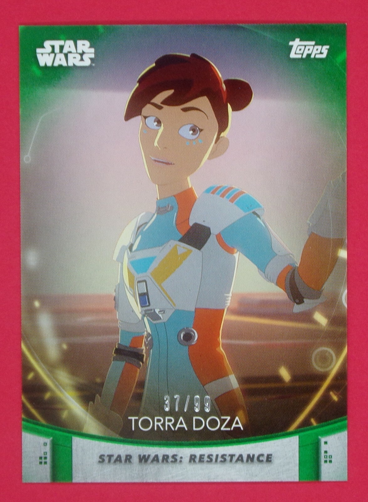2020 Women of Star Wars Torra Doza 37/99 Green Parallel #92 | eBay