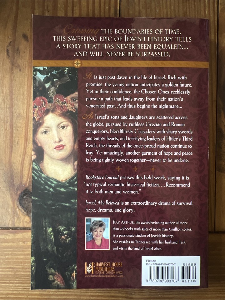 Israel, My Beloved by Kay Arthur - New Trade Paperback - FAST SHIPPING ...