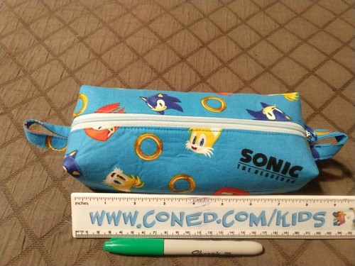 Sonic the Hedgehog Zipper Pouch Pencil Case Makeup Bag | eBay