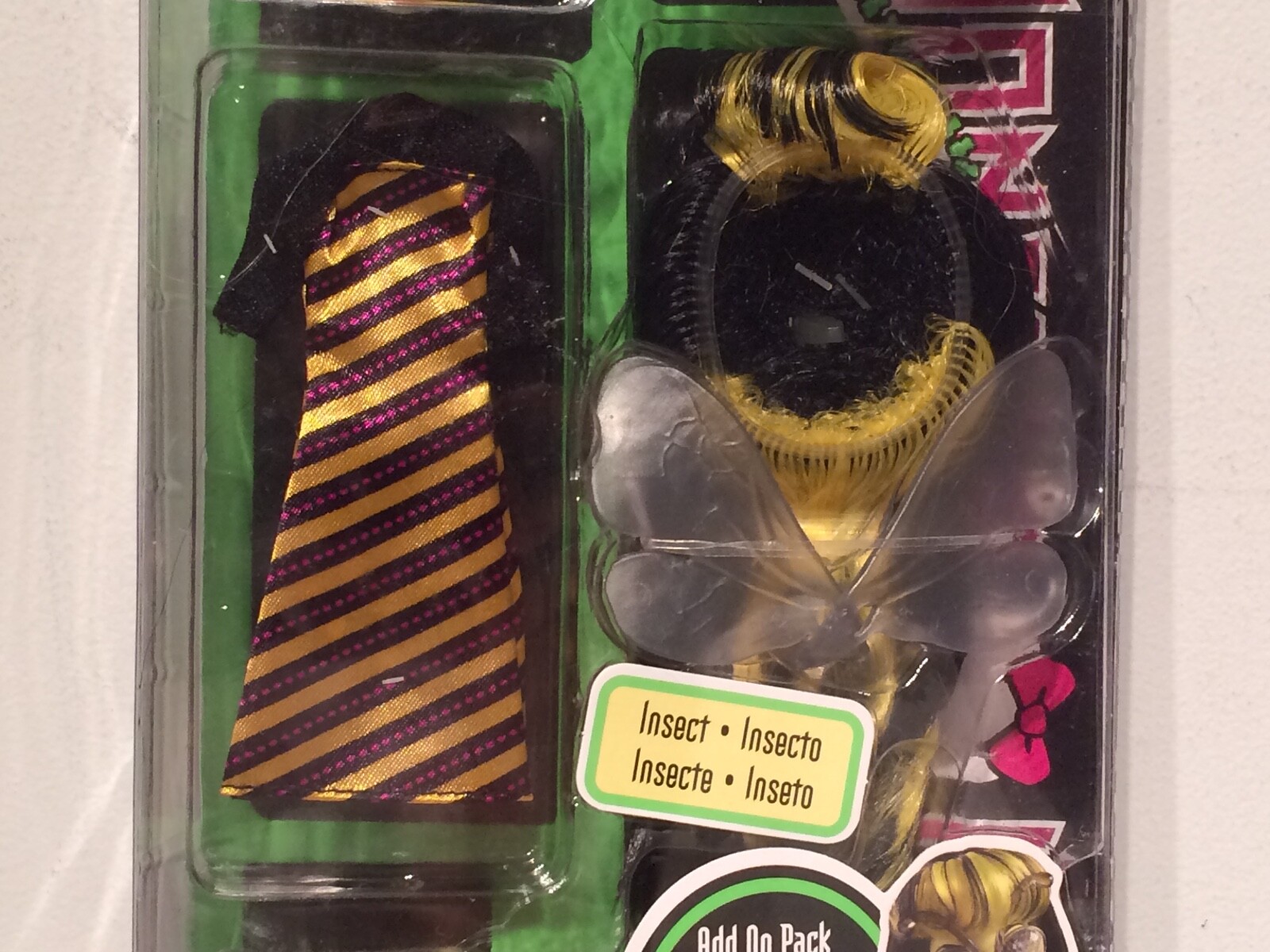 Monster High Create a Monster Bee Add on Accessory Parts Black Limbs ...