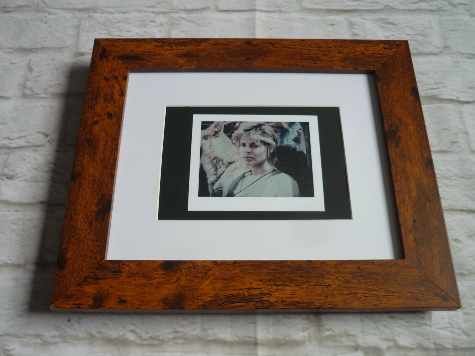 10X8 Framed sarah connor polaroid photo Terminator gas station Mexico ...