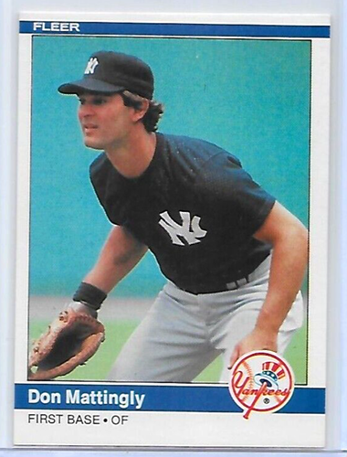 1984 FLEER BASEBALL DON MATTINGLY ROOKIE CARD #131 "YANKEE GREAT" | eBay
