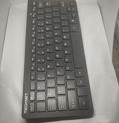 TECKNET Wireless Keyboard, 2.4G Portable Mini Computer Keyboard, Quiet ...