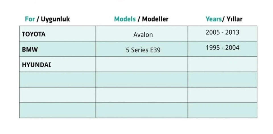 Rear Curtain Sunshade Motor Gear AP367890 for Toyota Avalon 2005-2013 ...