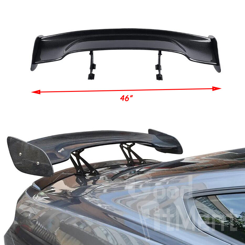 For Lexus RC RCF Carbon Fiber Rear Spoiler GTStyle Adjustable Trunk ...
