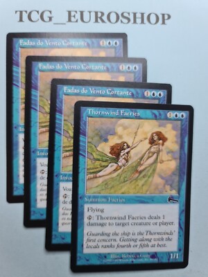 THORNWIND FAERIES ︎PLAYSET ︎URZA'S LEGACY ︎1999 ︎PT×3 EN×1 ︎MTG ︎NM ...
