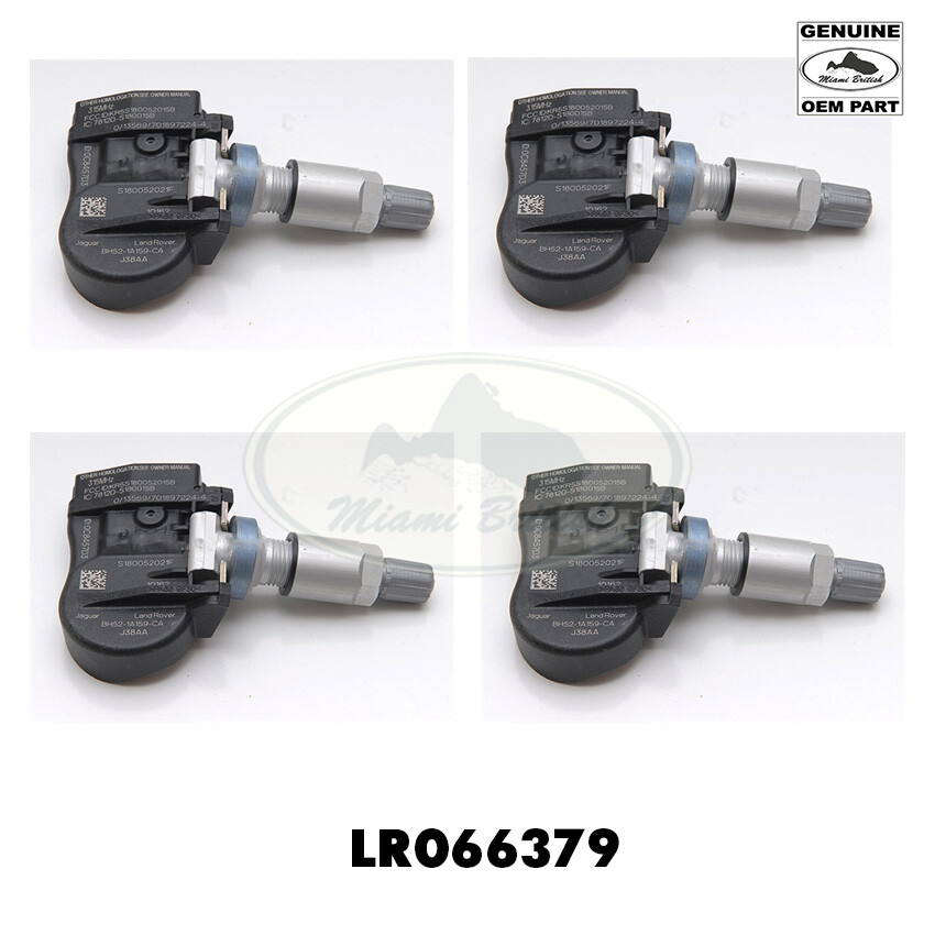 LAND ROVER TIRE PRESSURE MONITOR SENSOR SET x4 LR2 LR066379 OEM | eBay