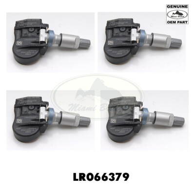 LAND ROVER TIRE PRESSURE MONITOR SENSOR SET x4 LR2 LR066379 OEM | eBay