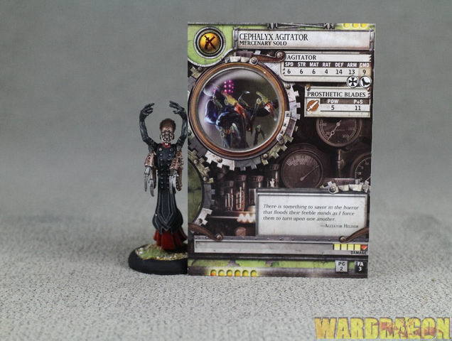 30mm Warmachine WDS painted Mercenaries Cephalyx Agitator j28 | eBay