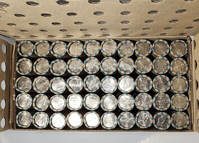 2015-P Jefferson Nickels Uncirculated $100 Bank Box of 50 BU Rolls ...